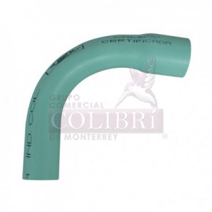 CODO PVC CONDUIT 3" VERDE 90° - Colibri